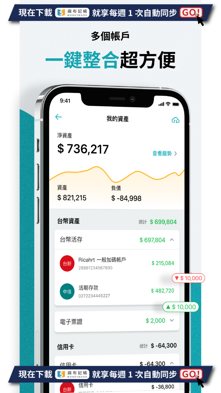 麻布記帳使用教學 8｜Moneybook 信用卡帳單管理神器 用一個 App 設定你所有帳單的繳費提醒 - 理財無需記帳 全資產管理工具｜麻布記帳 Moneybook